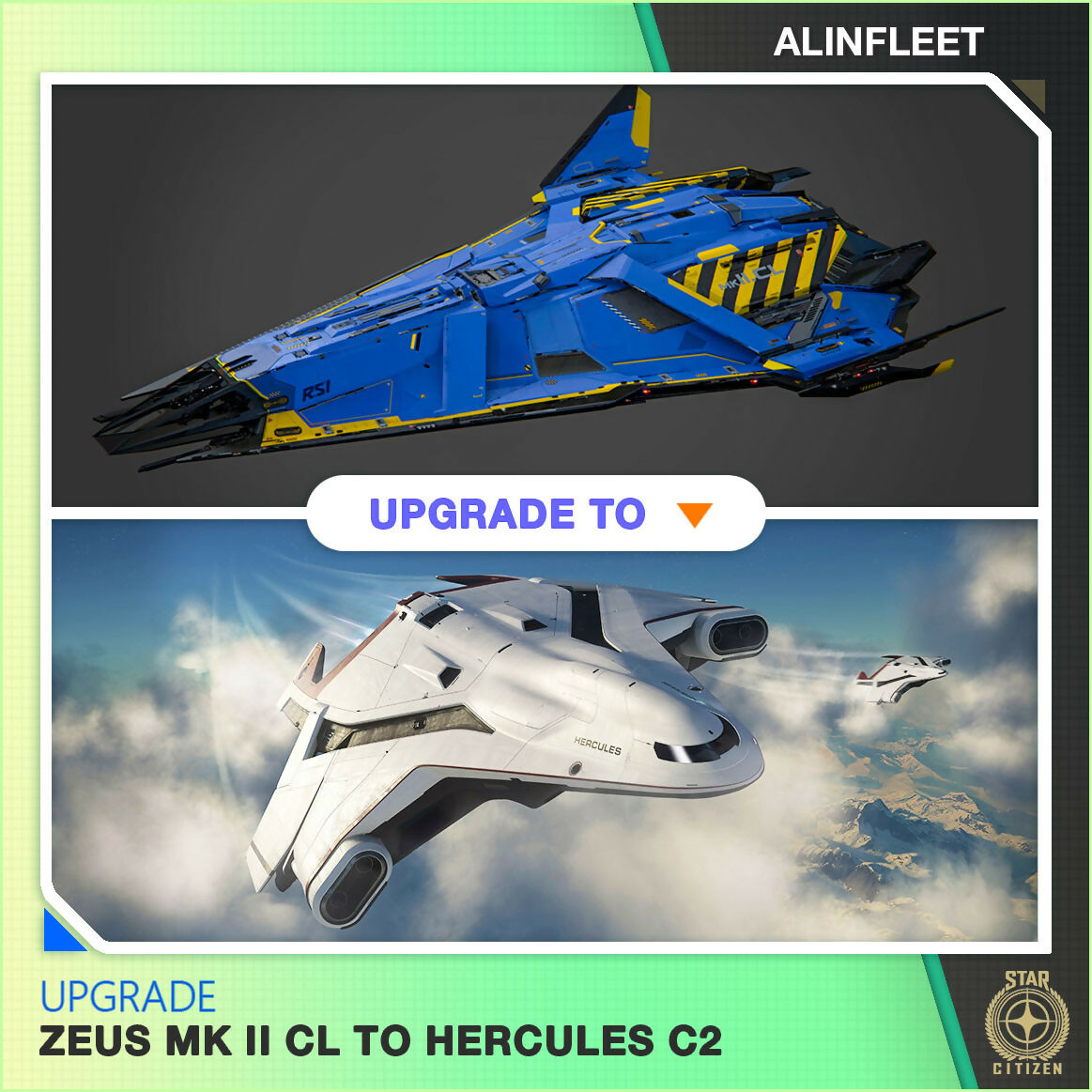 Space-Foundry.com: Upgrade - Zeus MK II CL to C2 Hercules
