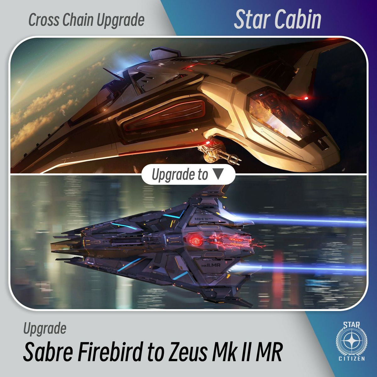 Space-Foundry.com: Sabre Firebird to Zeus Mk II MR - Upgrade