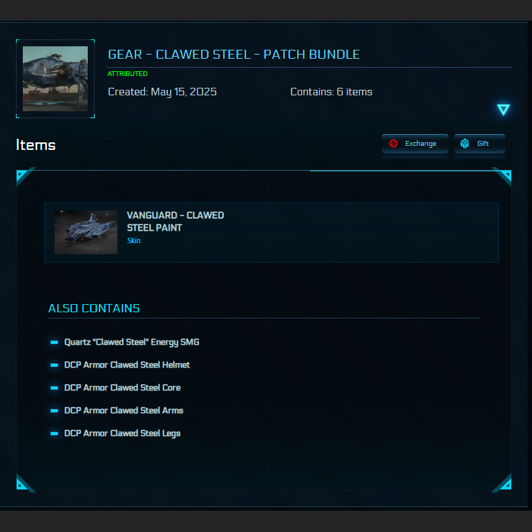 Space-Foundry.com: Gear - Clawed Steel - Patch Bundle