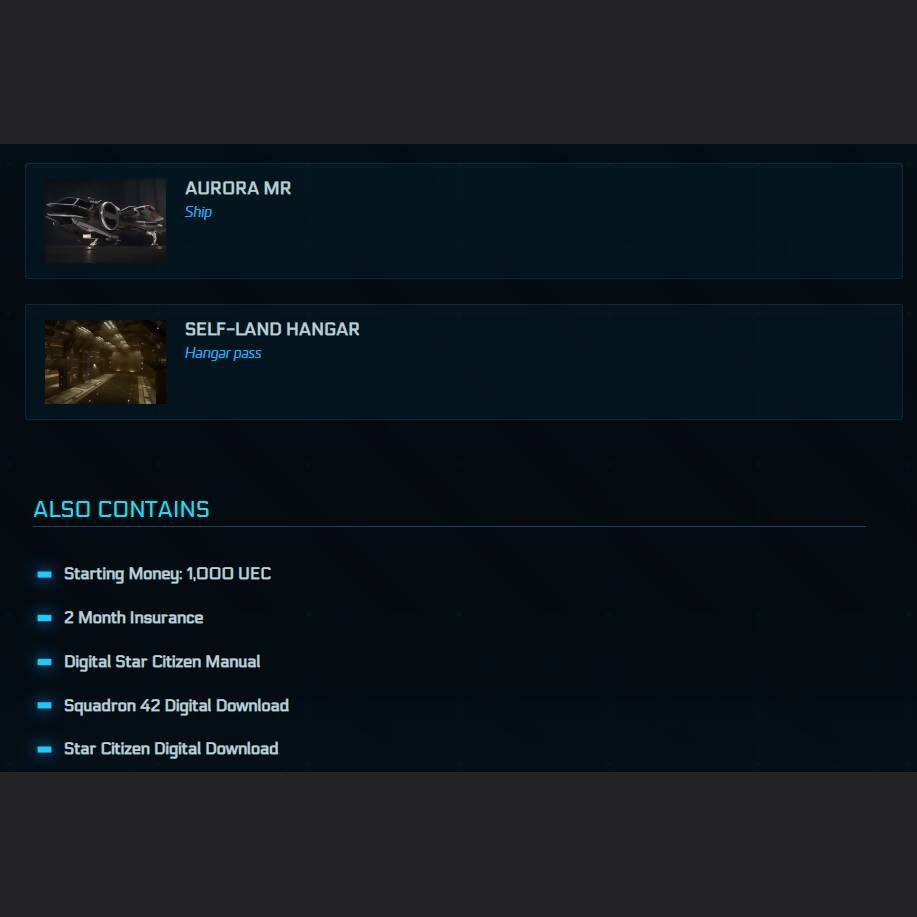 Space-Foundry.com: Aurora MR - Game package with SQ42