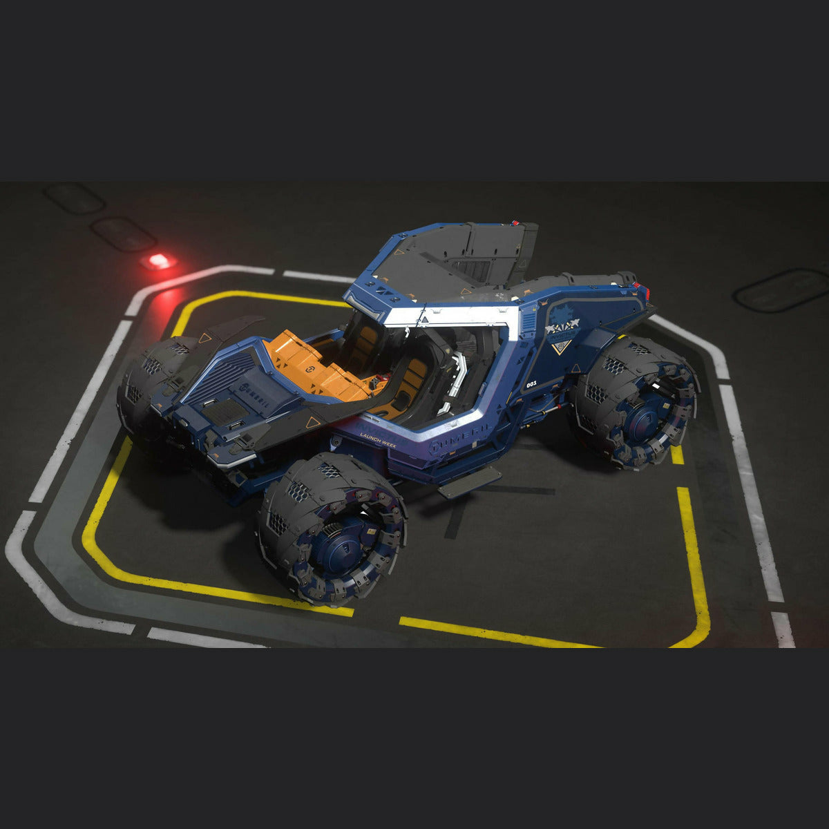Space-Foundry.com: Tumbril Cyclone - Invictus Blue and Gold Paint