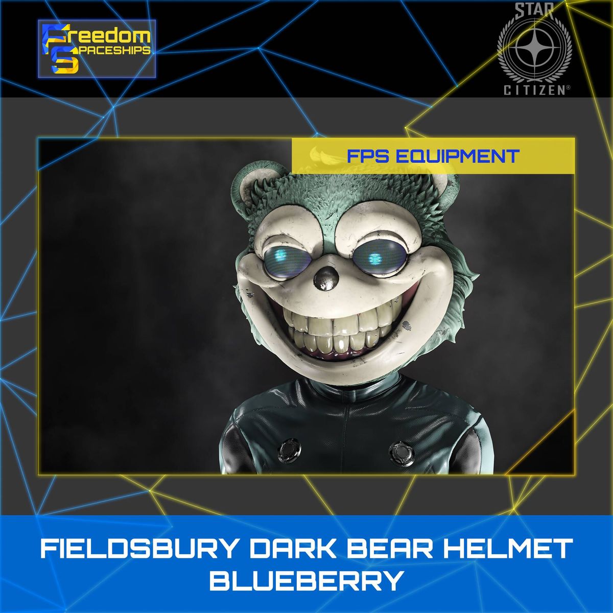 Space-Foundry.com: Gear - Fieldsbury Dark Bear Helmet – Blueberry