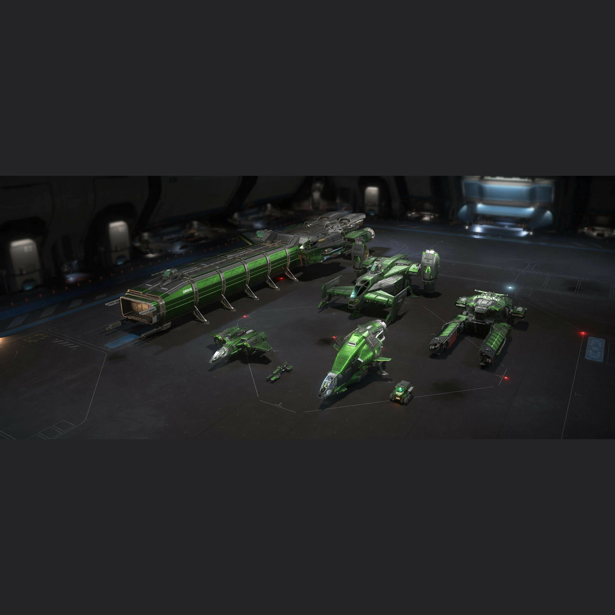 Space-Foundry.com: PAINT - Ghoulish Green 7 Paint Pack