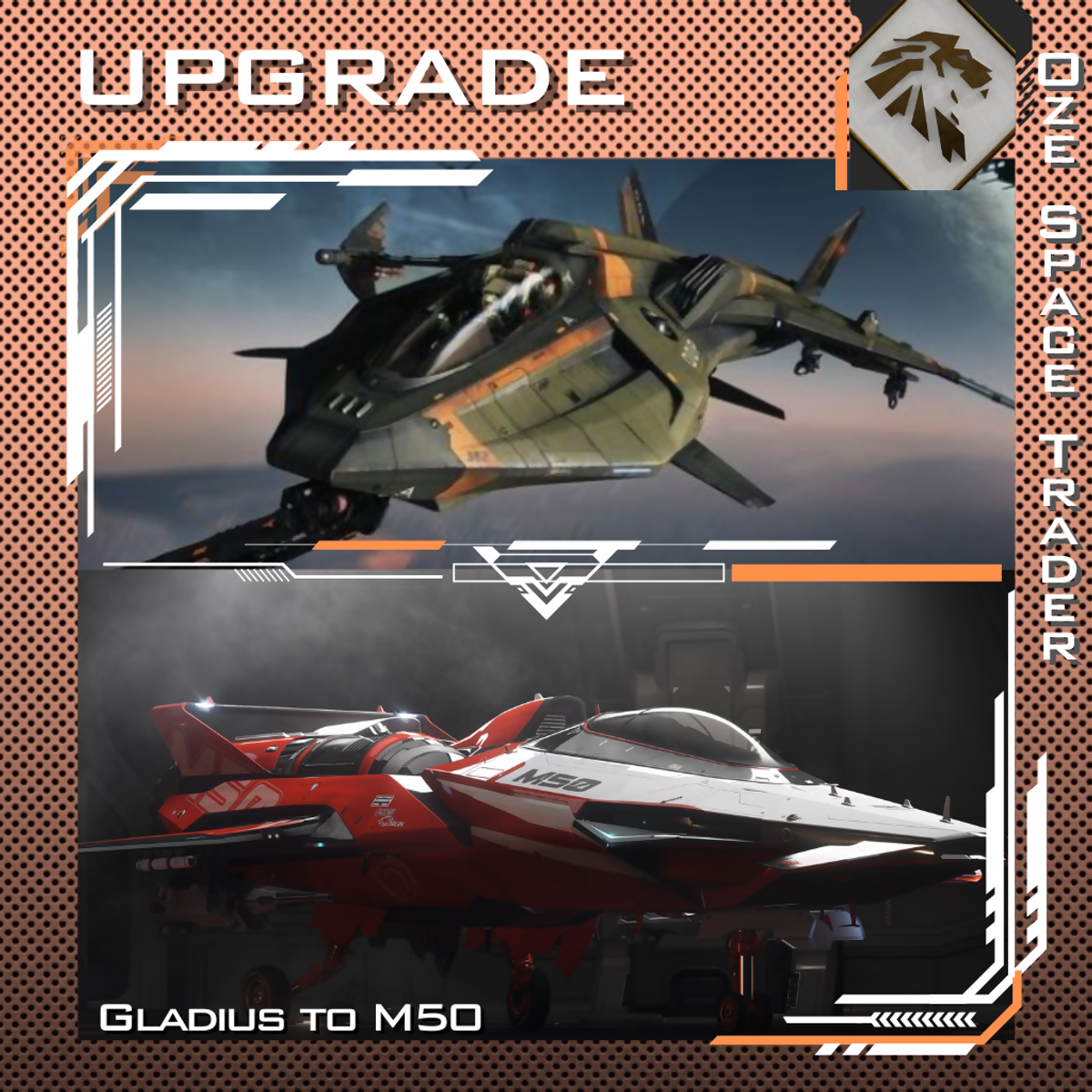 Space-Foundry.com: Upgrade - Gladius to M50