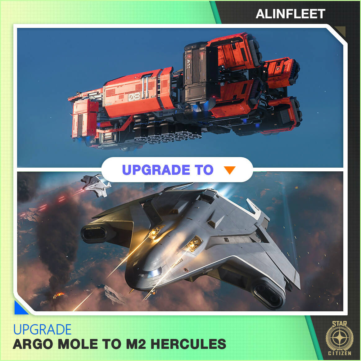 Space-Foundry.com: Upgrade - Argo Mole To M2 Hercules