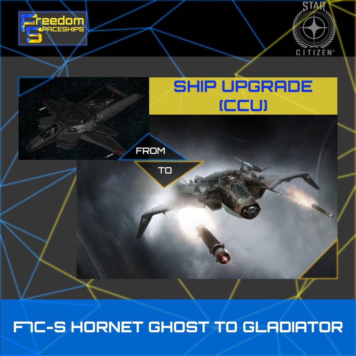Space-Foundry.com: Upgrade - F7C-S Hornet Ghost to Gladiator