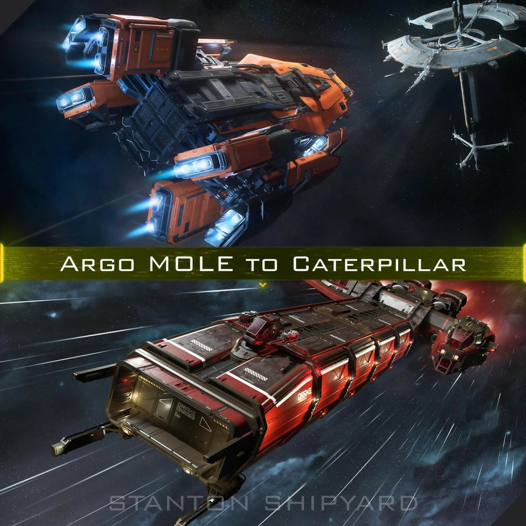 Space-Foundry.com: Upgrade - MOLE to Caterpillar + 24 Months Insurance