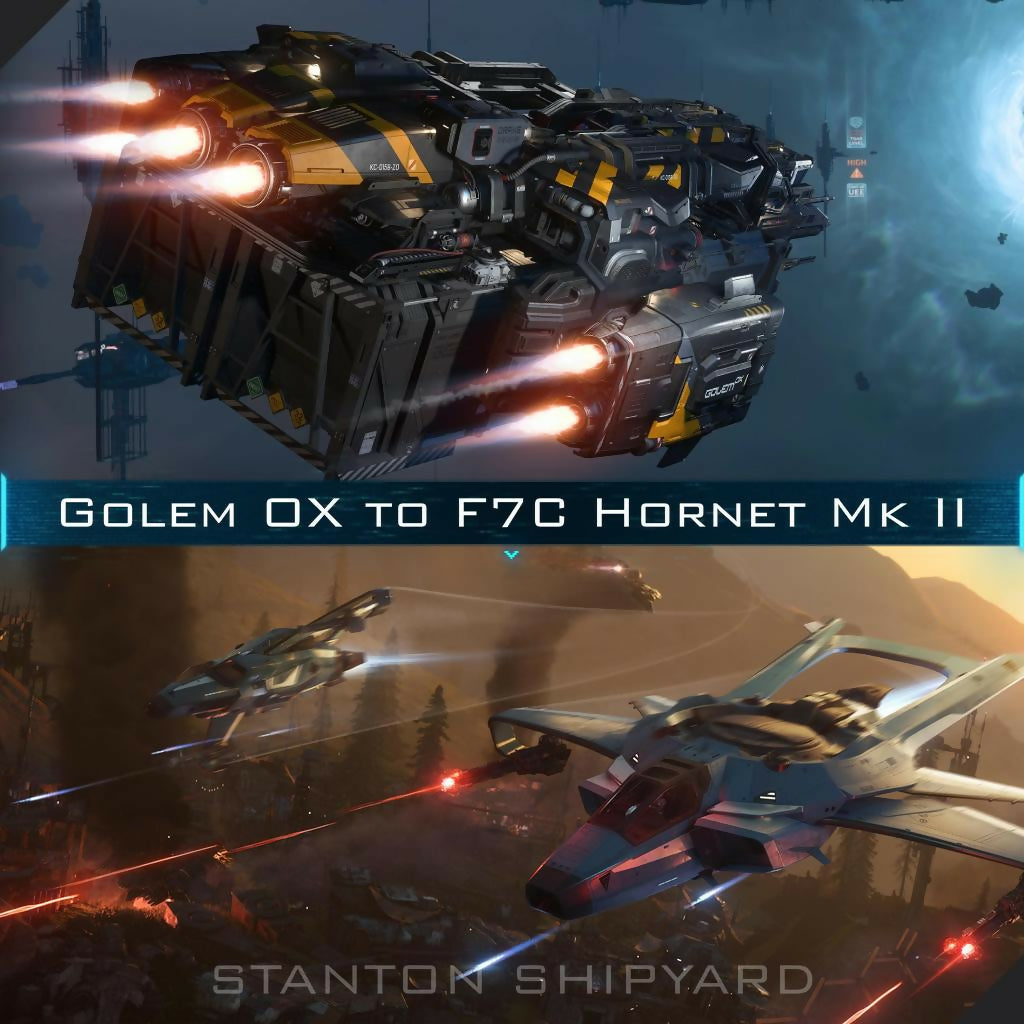 Space-Foundry.com: Upgrade - Golem OX to F7C Hornet Mk II