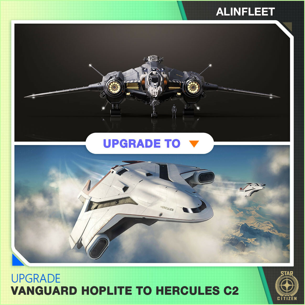 Space-Foundry.com: Upgrade - Vanguard Hoplite to C2 Hercules