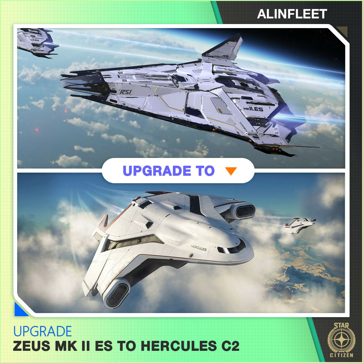 Space-Foundry.com: Upgrade - Zeus MK II ES to C2 Hercules