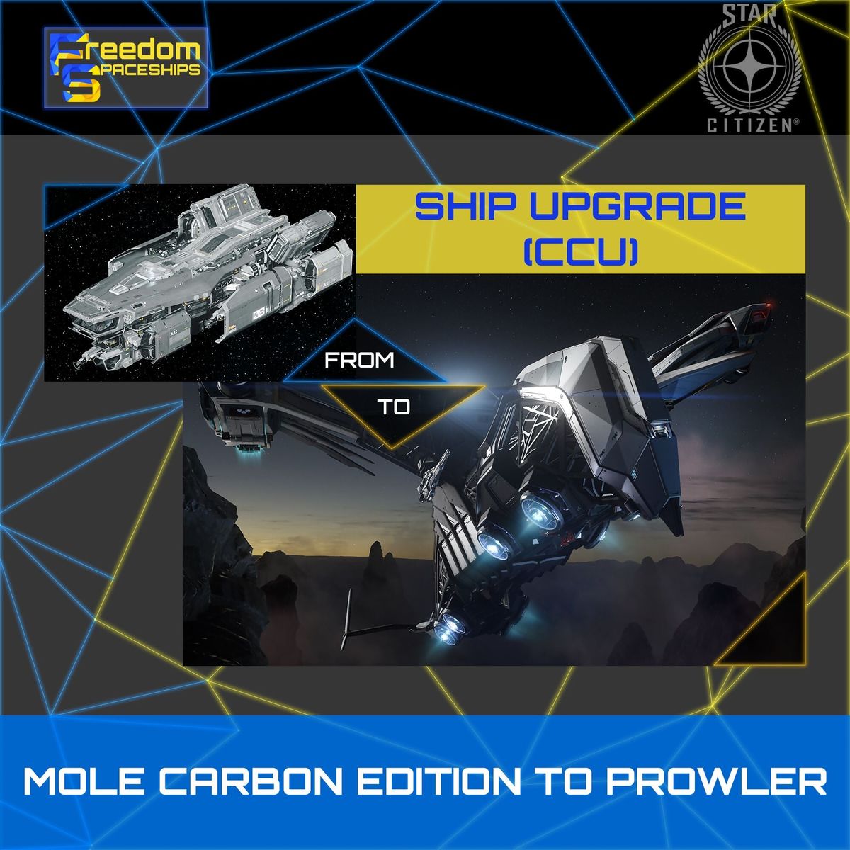 Space-Foundry.com: Upgrade - Mole Carbon Edition to Prowler