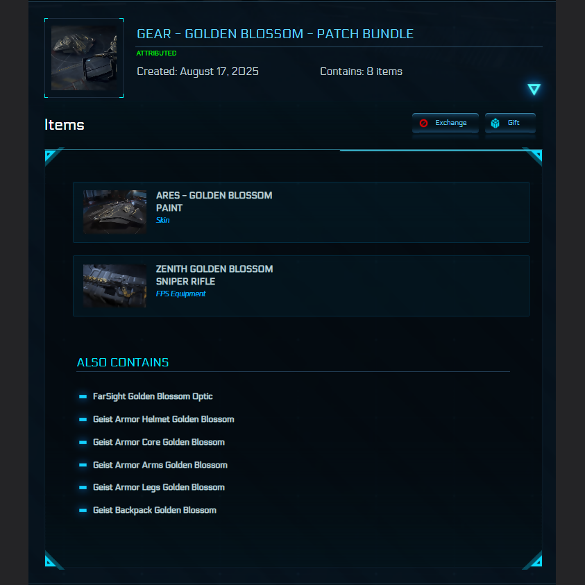 Space-Foundry.com: Golden Blossom - Patch Bundle