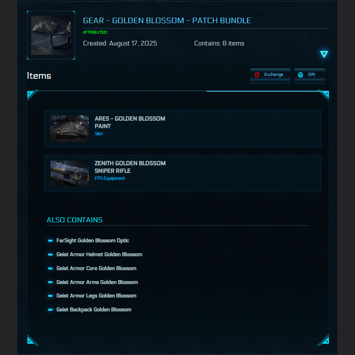Space-Foundry.com: Golden Blossom - Patch Bundle