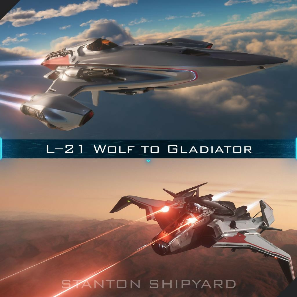 Space-Foundry.com: Upgrade - L-21 Wolf to Gladiator