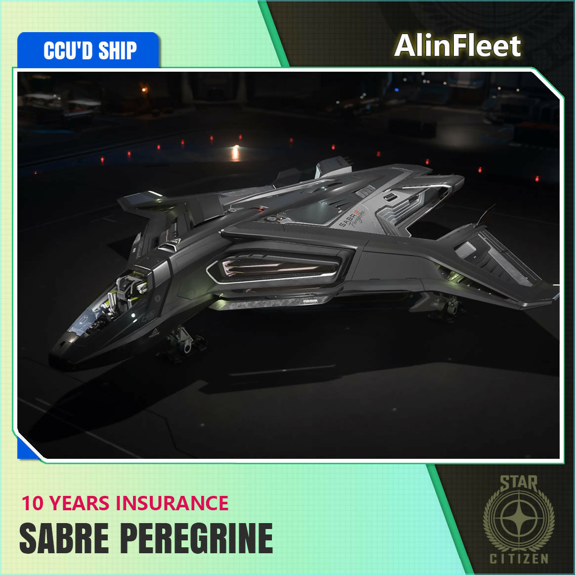 Space-Foundry.com: Sabre Peregrine - 10 Years Insurance - CCU'd Ship