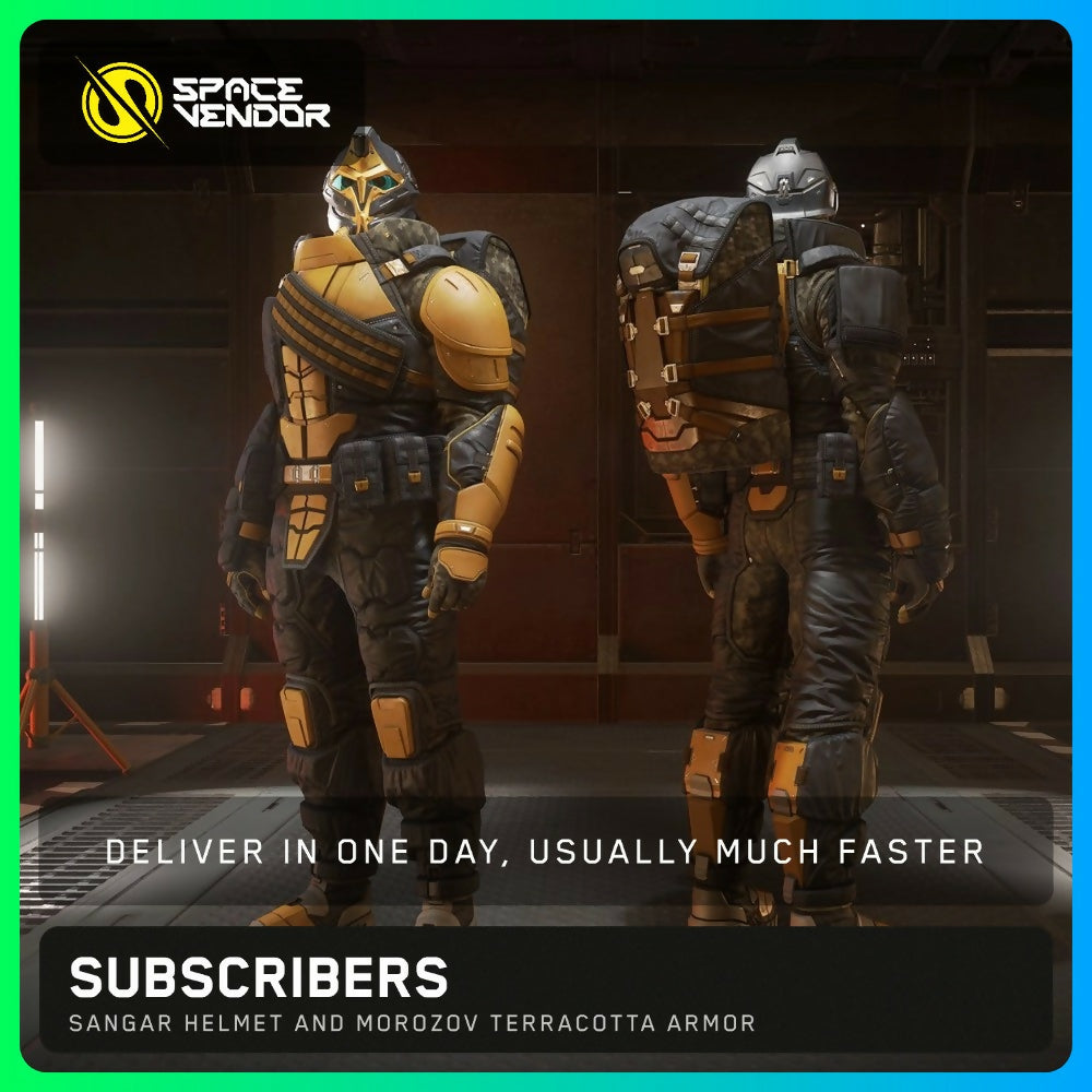 Space-Foundry.com: SUBSCRIBERS - Sangar Helmet and Morozov Terracotta Armor