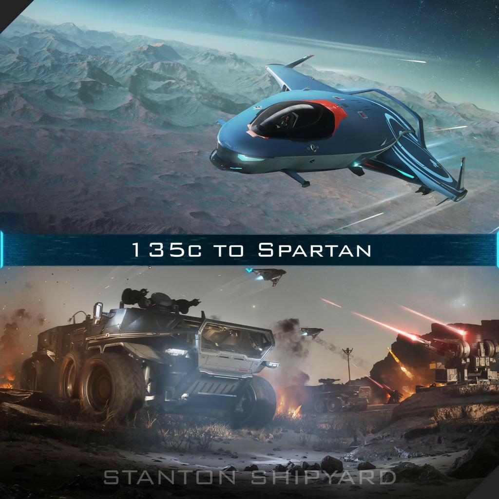 Space-Foundry.com: Upgrade - 135c to Spartan