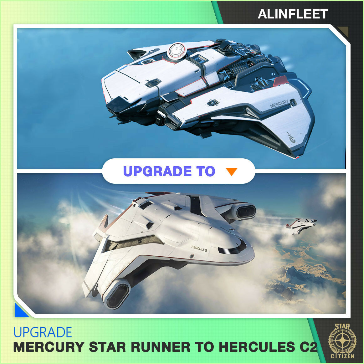 Space-Foundry.com: Upgrade - Mercury Star Runner to C2 Hercules