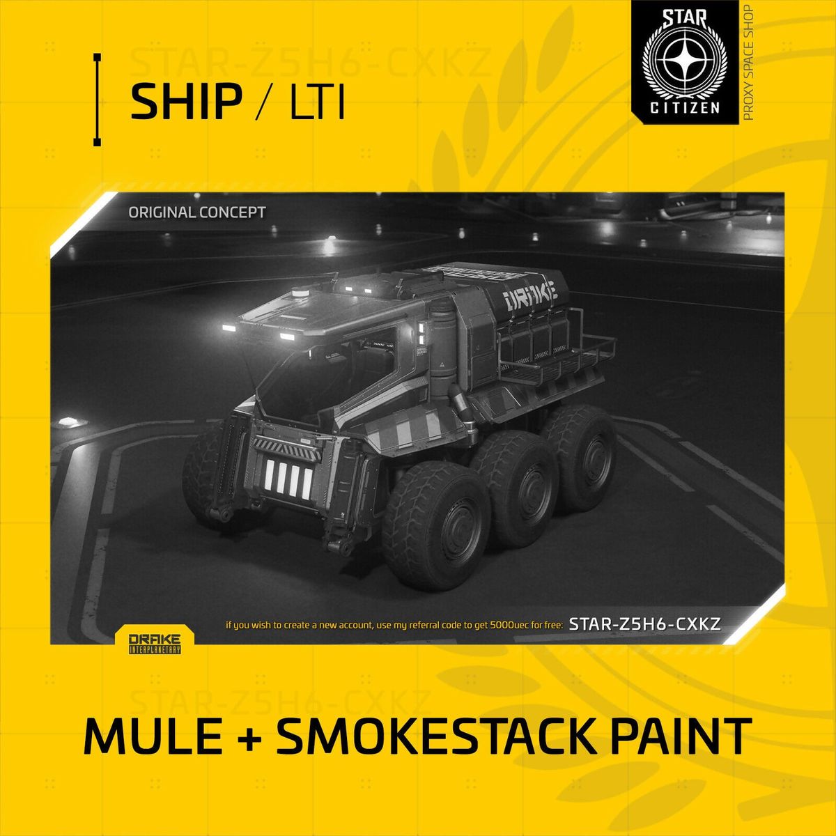 Space-Foundry.com: Drake Mule + Smokestack Paint - Lti - Original ...