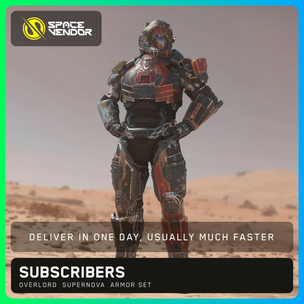 Space-Foundry.com: SUBSCRIBERS - Overlord 'Supernova' Armor Set