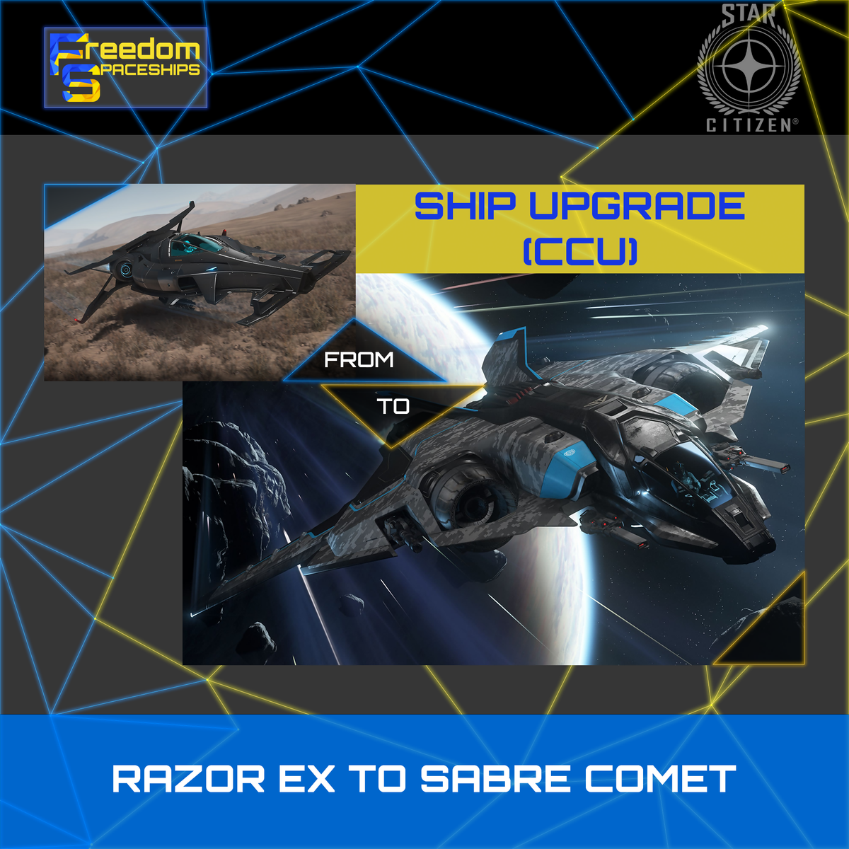 Space-Foundry.com: Upgrade - Razor EX to Sabre Comet