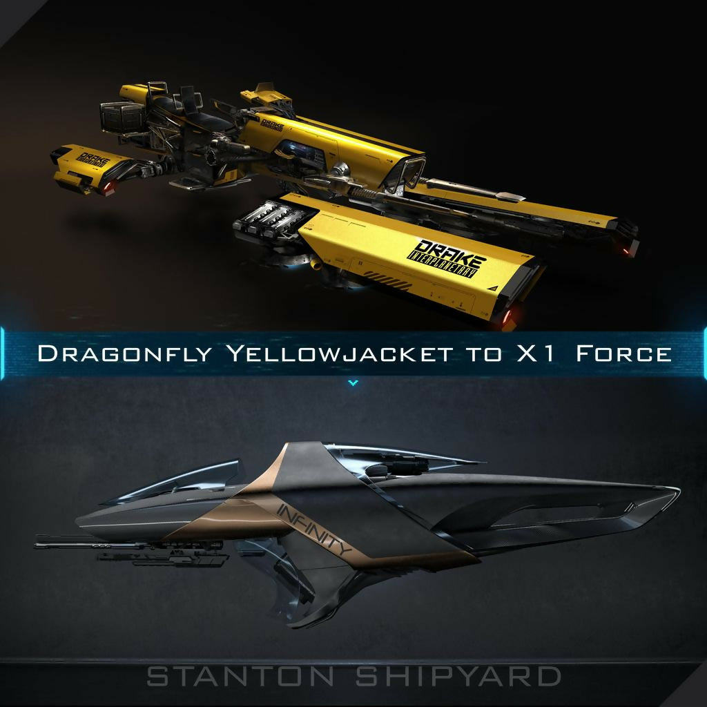 Space-Foundry.com: Upgrade - Dragonfly Yellowjacket to X1 Force