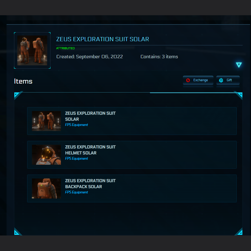 Space-Foundry.com: Zeus Exploration Suit Solar - Subscriber Exclusive