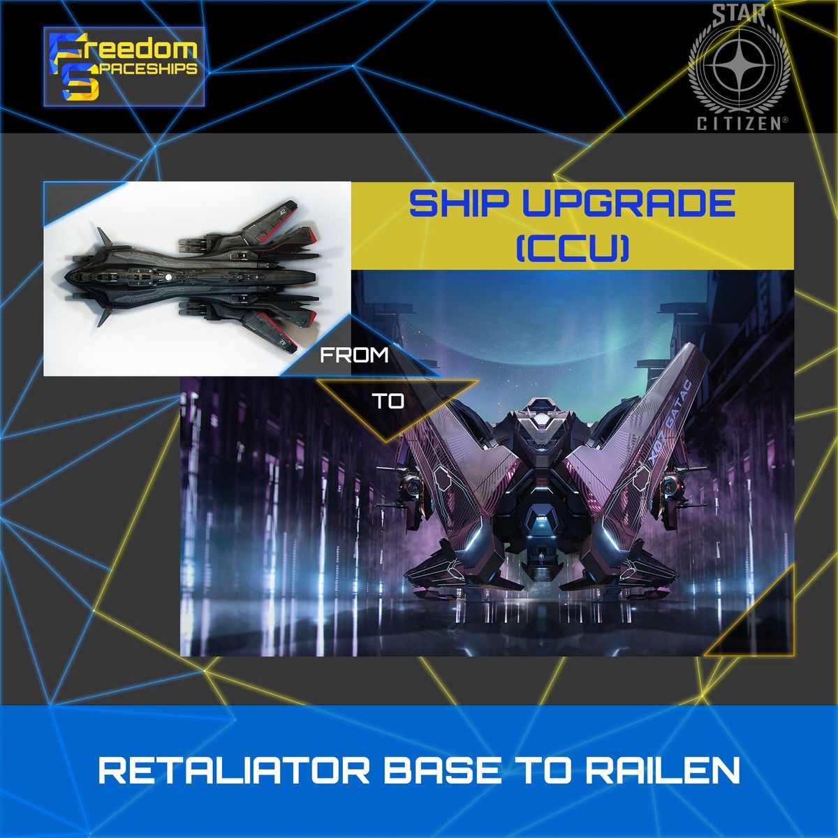Space-Foundry.com: Upgrade - Retaliator Base to Railen