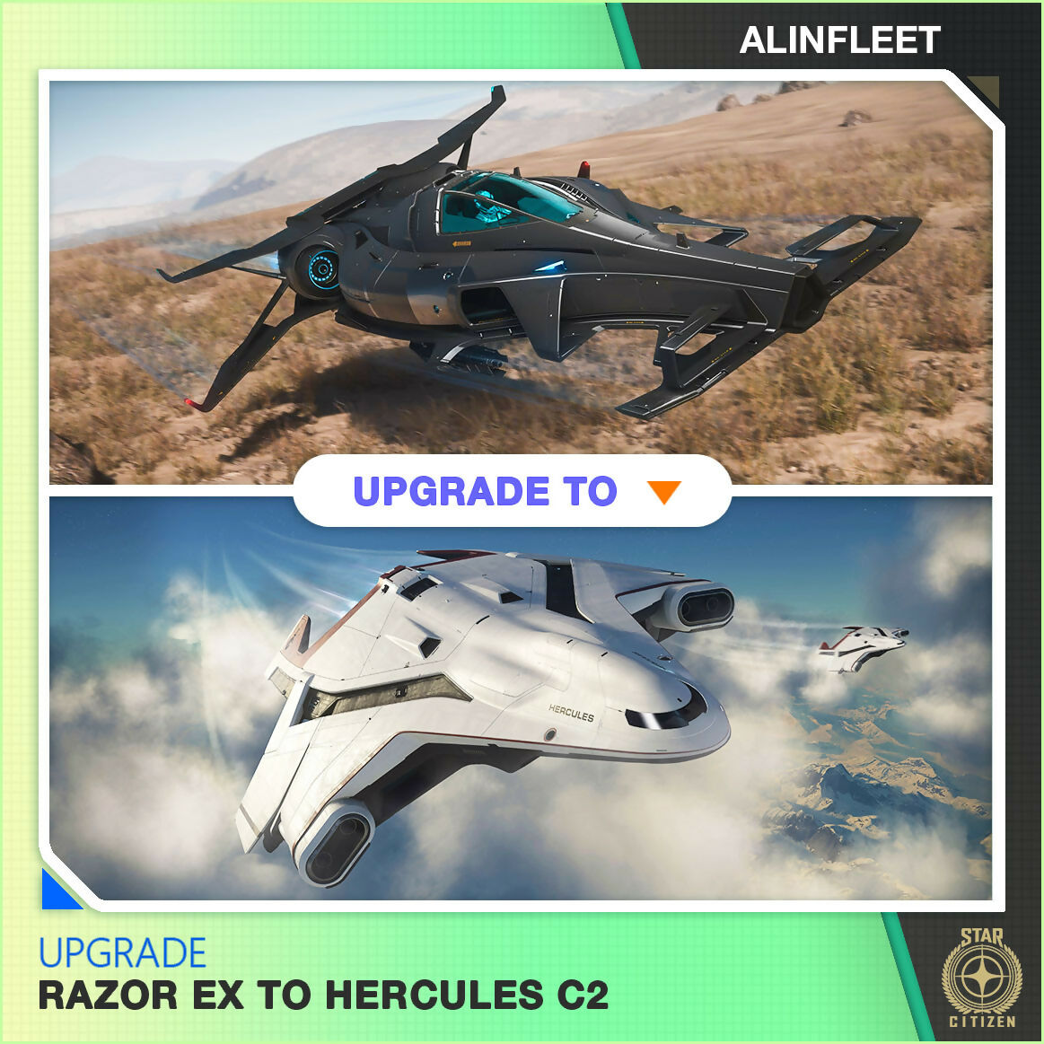 Space-Foundry.com: Upgrade - Razor EX to C2 Hercules