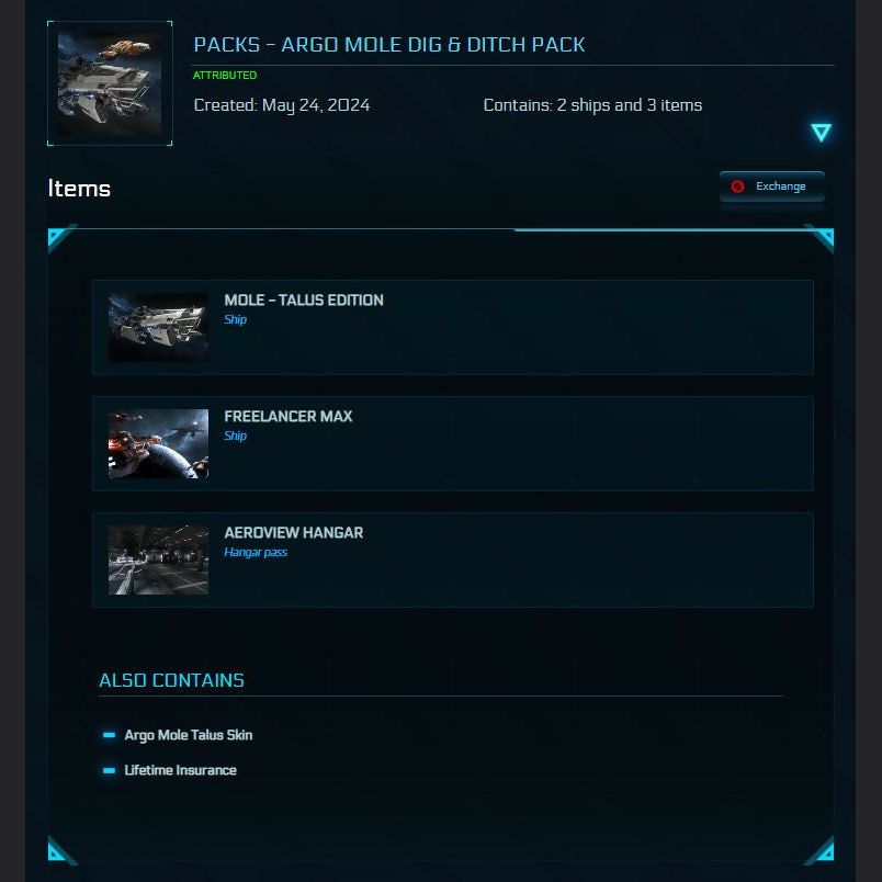 Space-Foundry.com: RARE Argo Mole Talus Dig & Ditch Pack with ...
