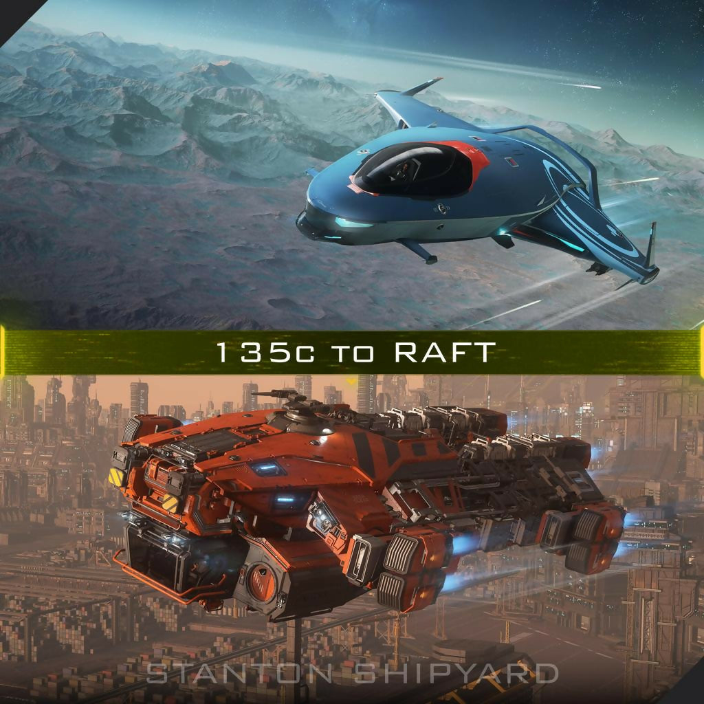 Space-Foundry.com: Upgrade - 135c to RAFT + 12 Months Insurance