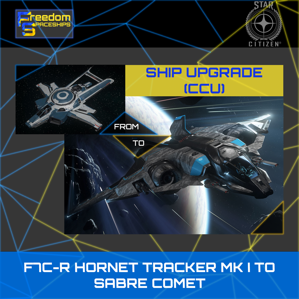 Space-Foundry.com: Upgrade - F7C-R Hornet Tracker MK I to Sabre Comet