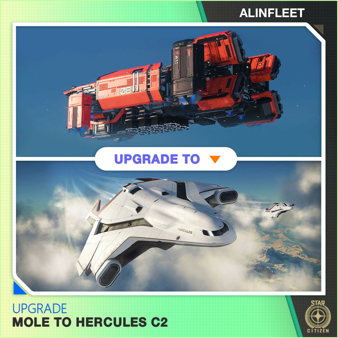 Space-Foundry.com: Upgrade - Mole to C2 Hercules