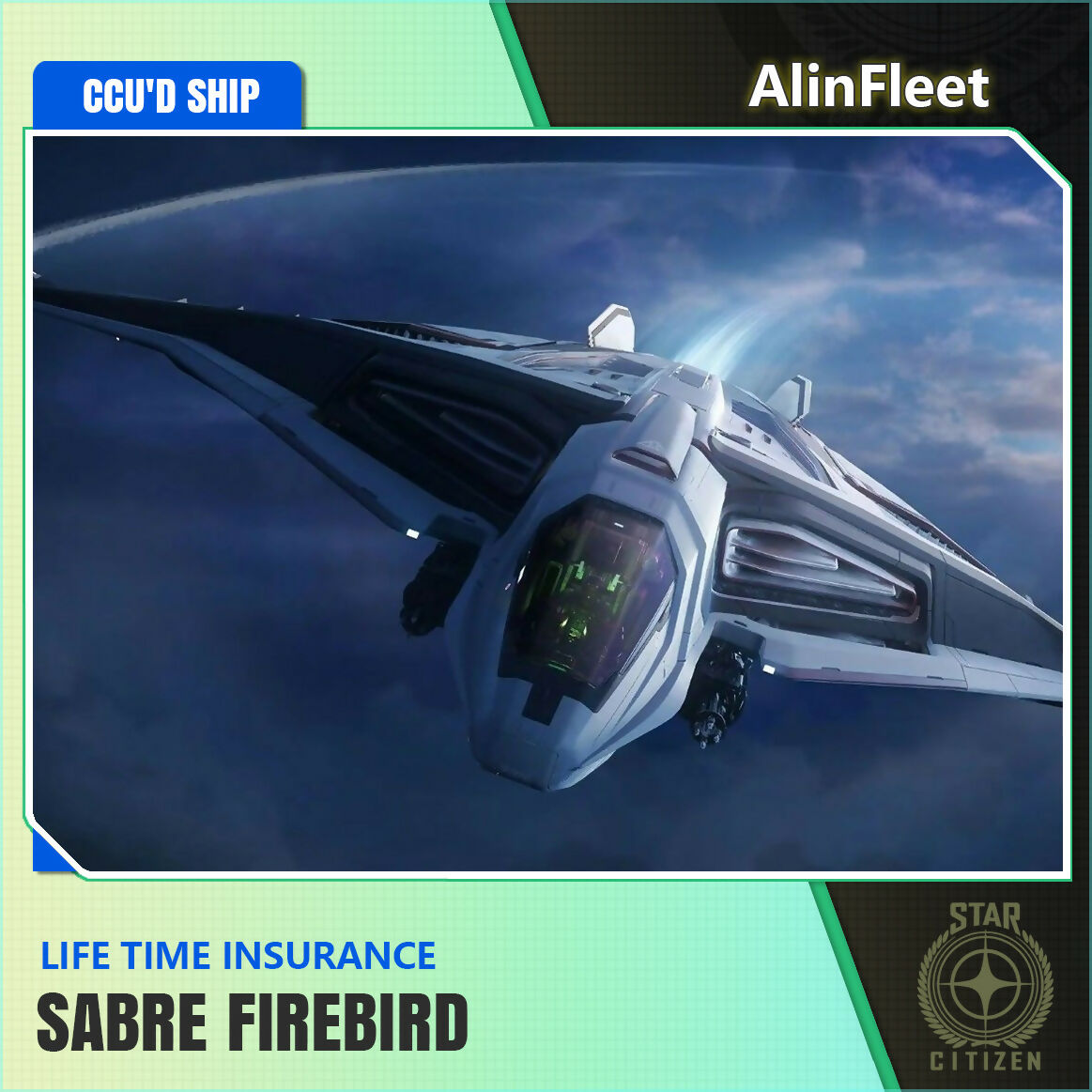 Space-Foundry.com: Sabre Firebird - LTI Insurance - CCU'd Ship