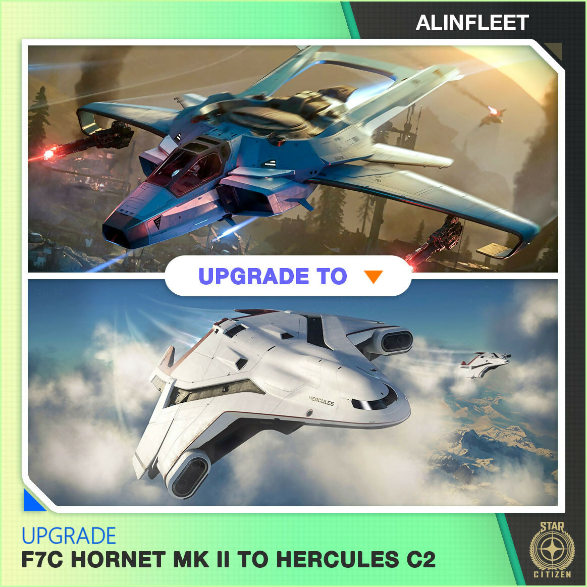Space-Foundry.com: Upgrade - F7C Hornet MK II to C2 Hercules