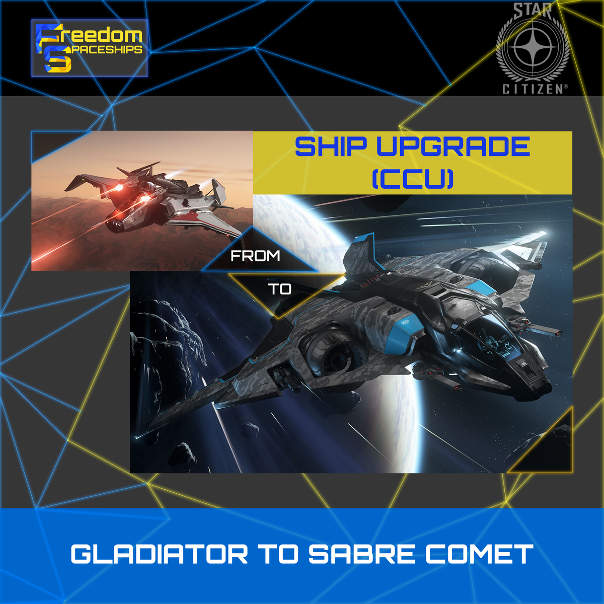 Space-Foundry.com: Upgrade - Gladiator to Sabre Comet