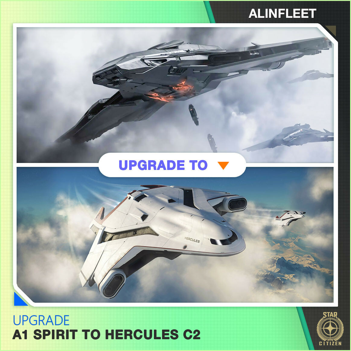 Space-Foundry.com: Upgrade - A1 Spirit to C2 Hercules