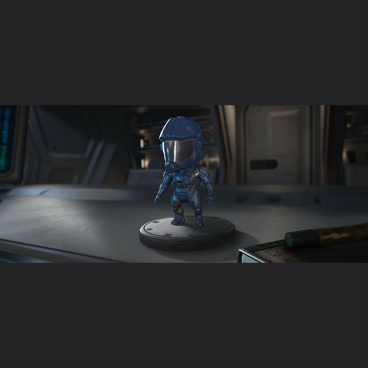 Space-Foundry.com: Sakura Fun Blue ORC-mkX Armor Bobblehead