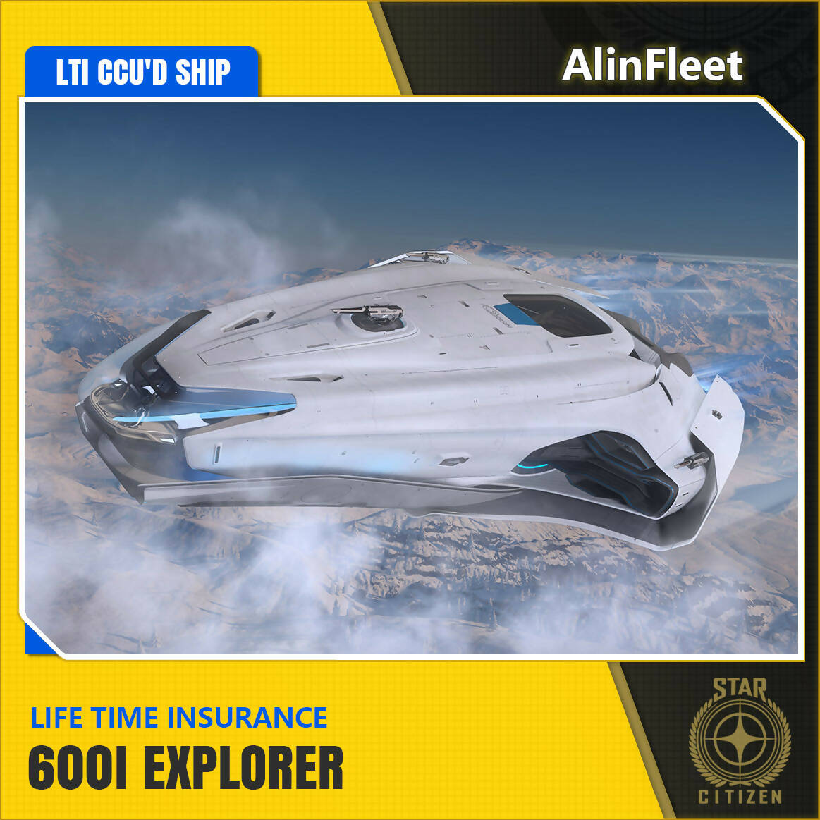Space-Foundry.com: 600i Explorer - LTI Insurance - CCU'd Ship