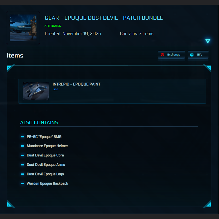 Space-Foundry.com: Gear - Epoque Dust Devil - Patch Bundle