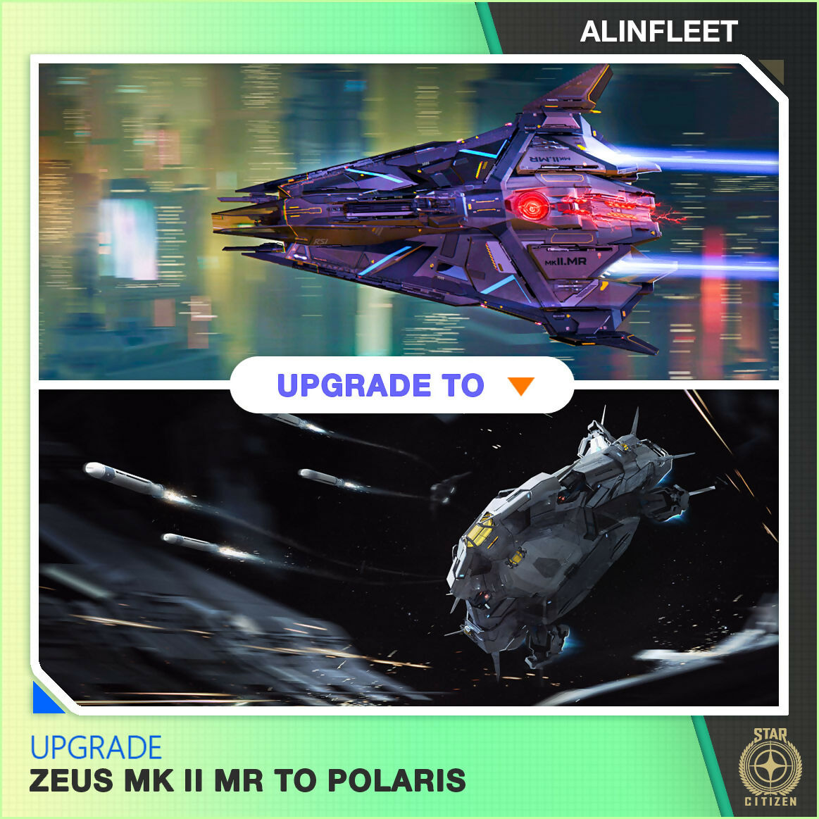 Space-Foundry.com: Upgrade - Zeus MK II MR to Polaris
