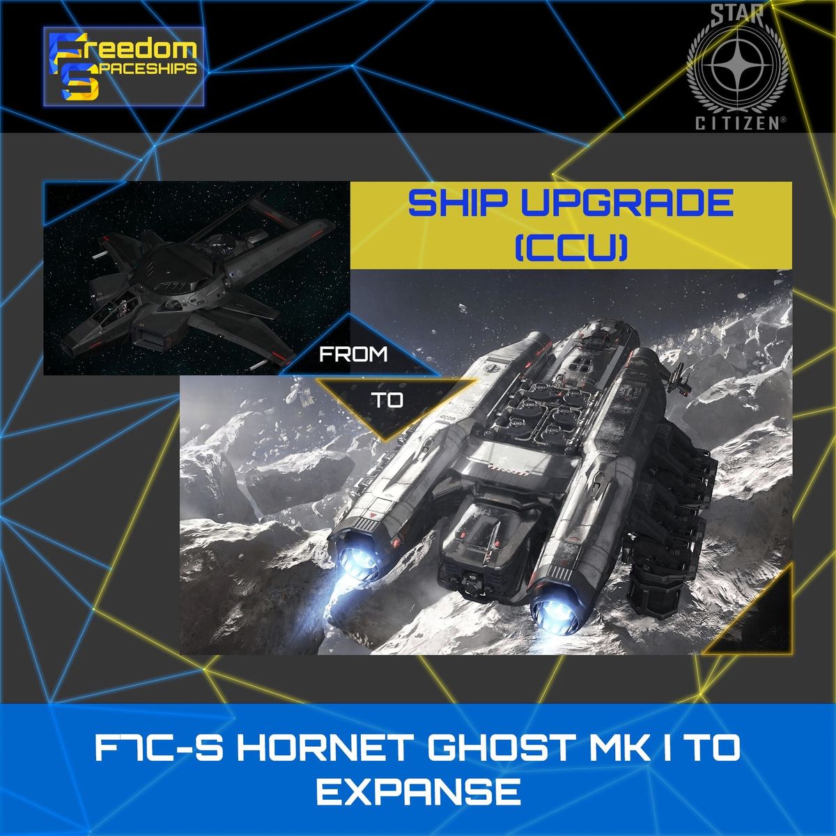 Space-Foundry.com: Upgrade - F7C-S Hornet Ghost MK I to Expanse