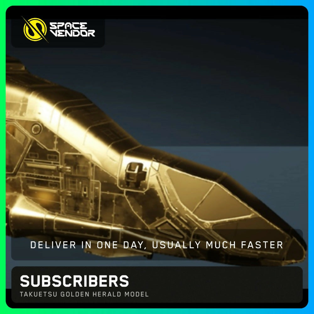 Space-Foundry.com: SUBSCRIBERS - Takuetsu Golden Herald Model