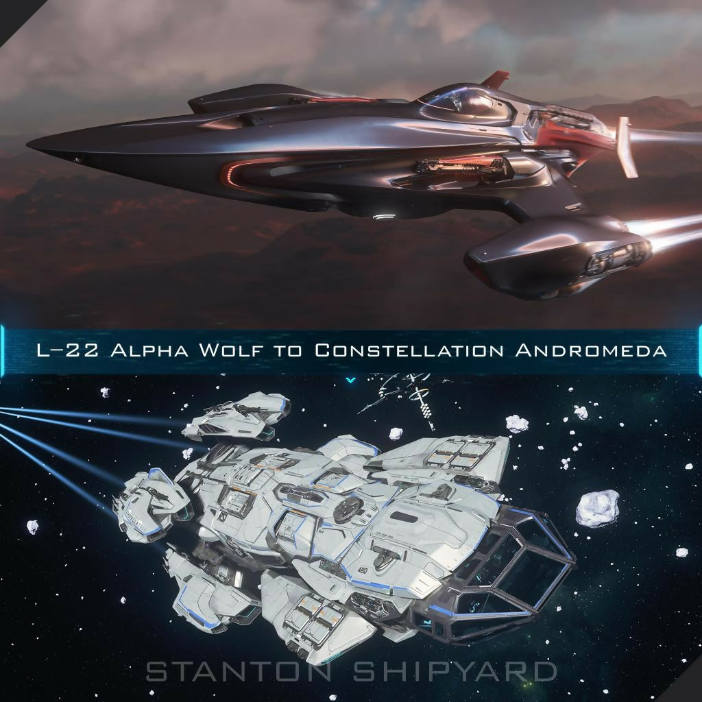 Space-Foundry.com: Upgrade - L-22 Alpha Wolf to Constellation Andromeda