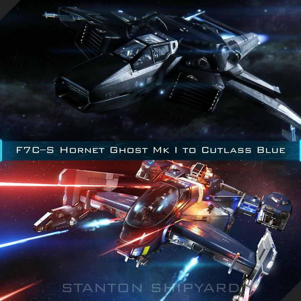 Space-Foundry.com: Upgrade - F7C-S Hornet Ghost Mk I to Cutlass Blue