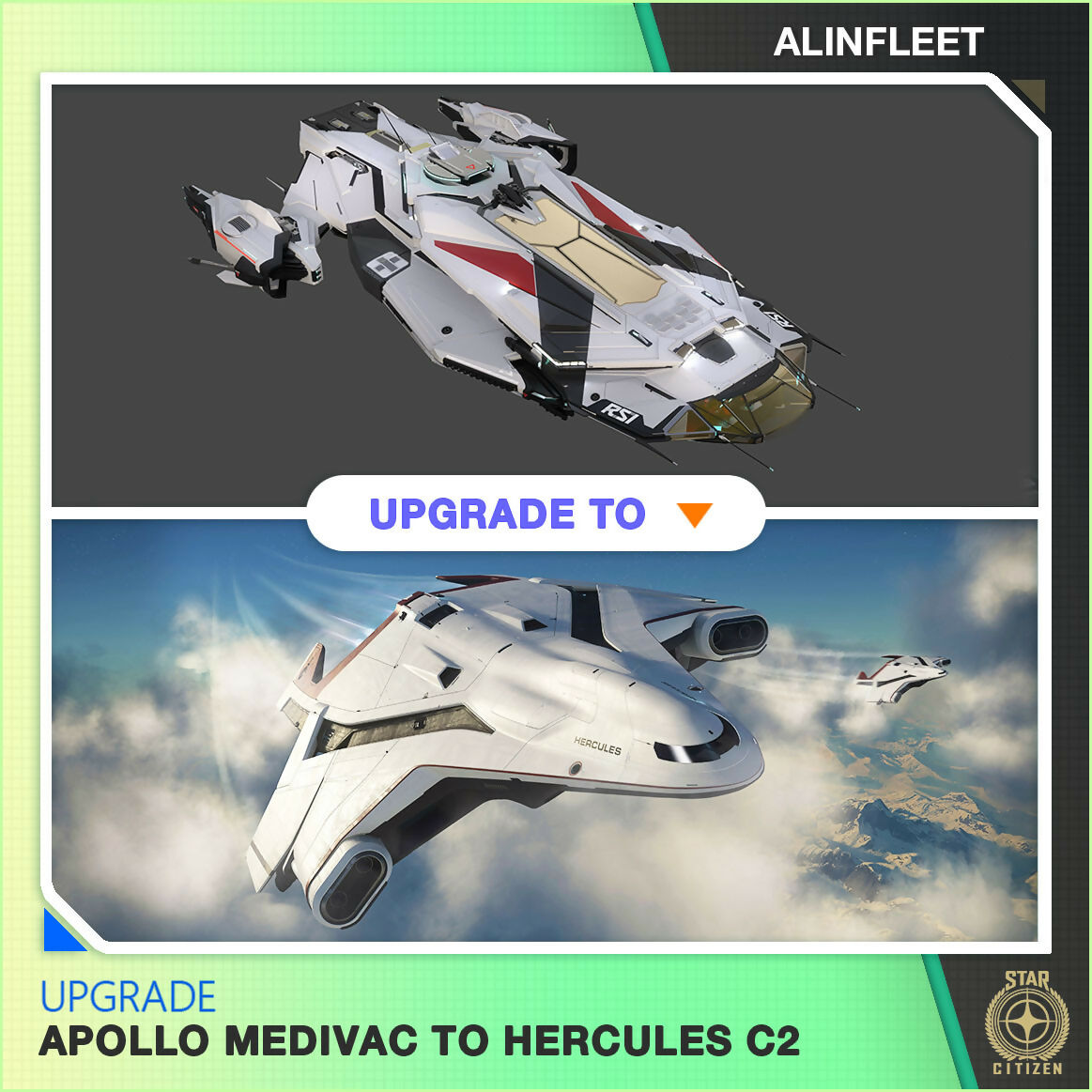 Space-Foundry.com: Upgrade - Apollo Medivac to C2 Hercules