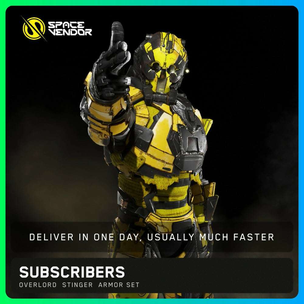 Space-Foundry.com: SUBSCRIBERS - Overlord 'Stinger' Armor Set