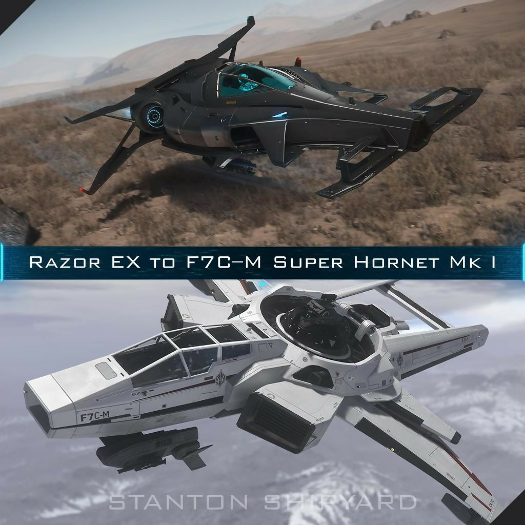 Space-Foundry.com: Upgrade - Razor EX to F7C-M Super Hornet Mk I
