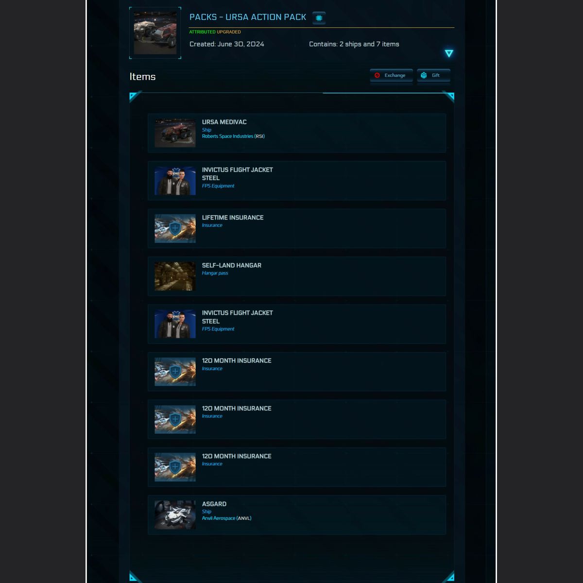 Space-Foundry.com: COMBO - Packs DUO - LTI - ASGARD & MEDIVAC