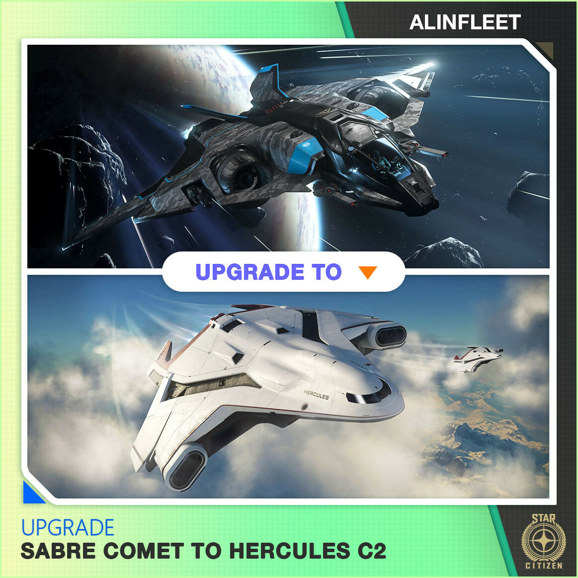 Space-Foundry.com: Upgrade - Sabre Comet to C2 Hercules